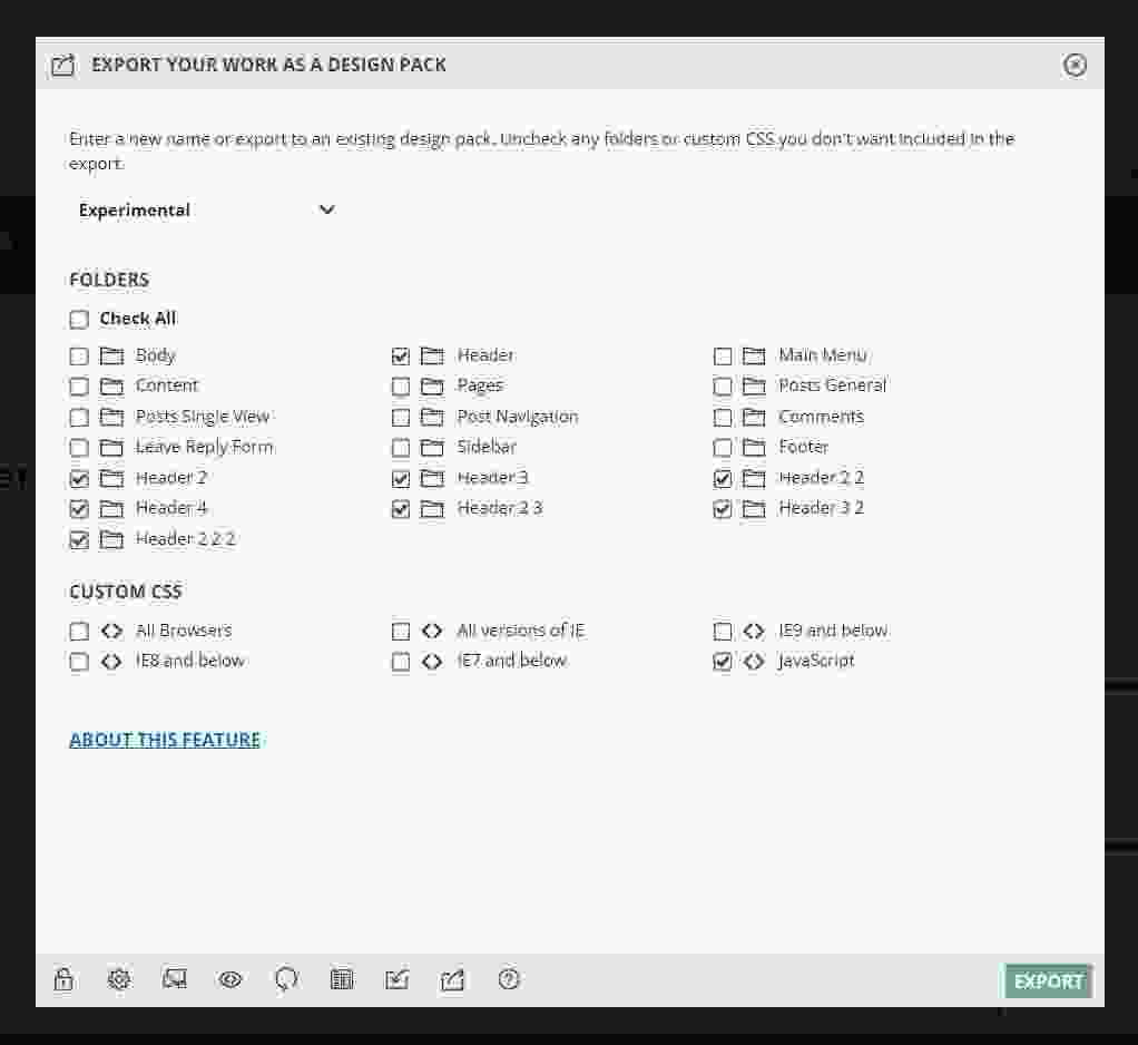 Installing, Importing, and Exporting a Design Pack